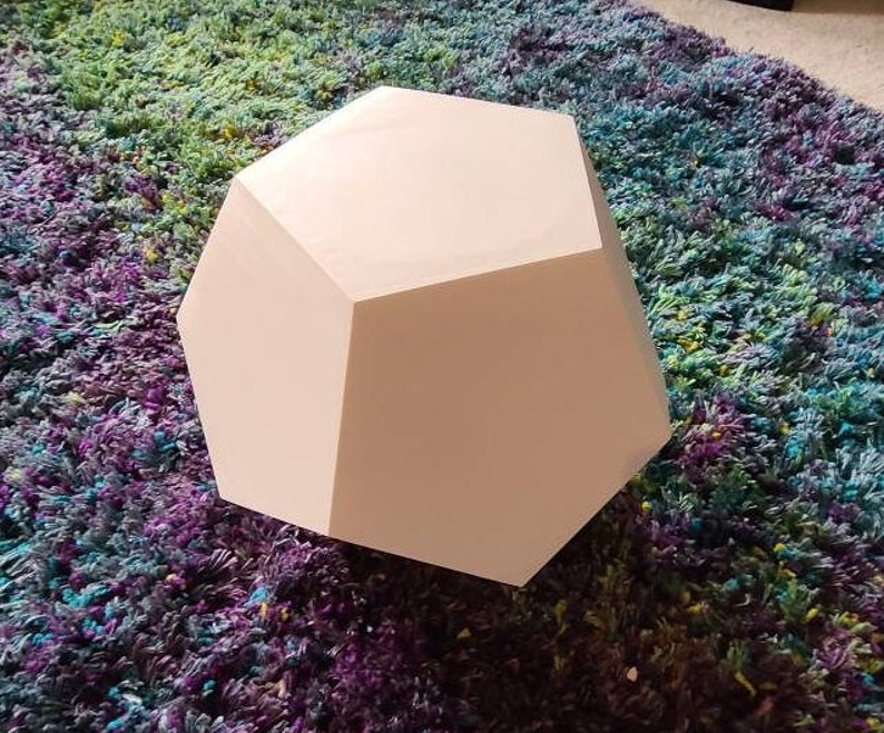 3D Printed Giant Dodecahedron Platonic Solid - Etsy