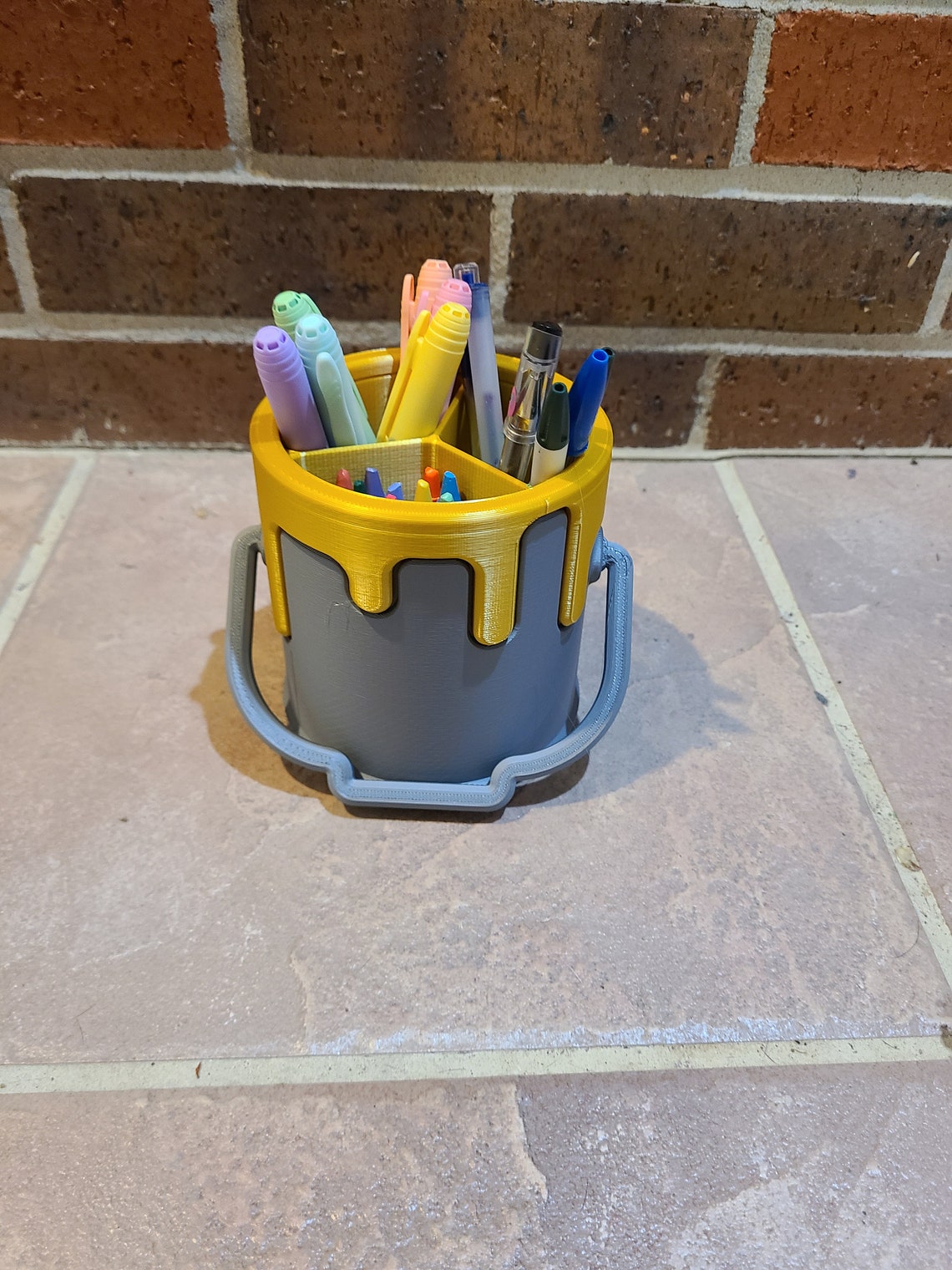 3d-printed Drippy Bucket Pencil Holder | Etsy