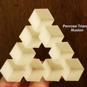 3d-printed Penrose Triangle Escher Illusion - Etsy