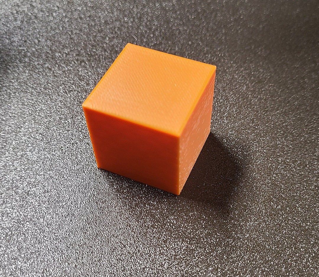 Mini 3D Printed Cube Platonic Solid - Etsy
