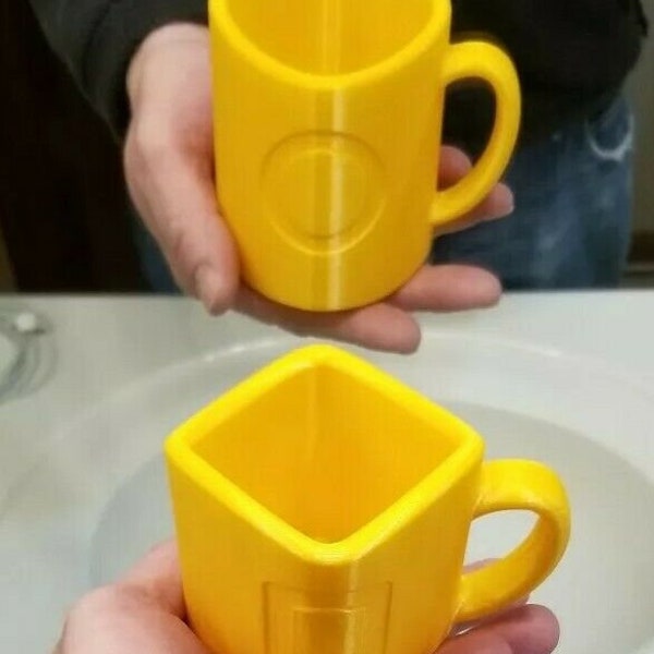 Black 3d Mug - Etsy