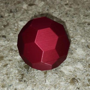 3D Printed Truncated Icosahedron Archimedean Solid - Etsy