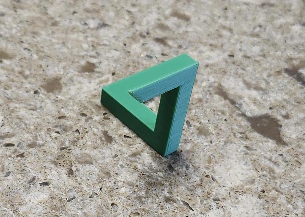 3d-printed Penrose Triangle Escher Illusion - Etsy