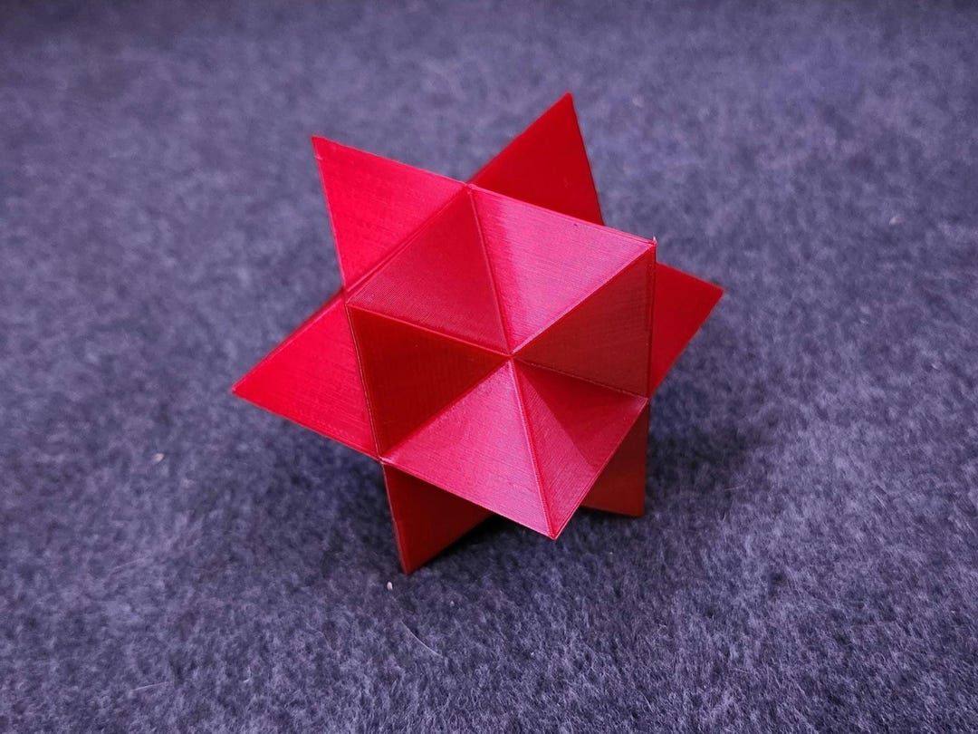 3D Printed "first Rhombic Dodecahedron" Polyhedral Stellation - Etsy