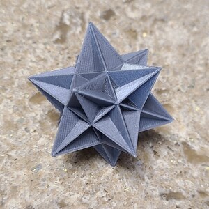 3D Printed "great Icosahedron" Polyhedral Stellation - Etsy