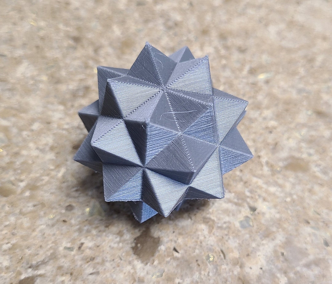 3D Printed "compound of Five Octahedra" Polyhedral Stellation - Etsy