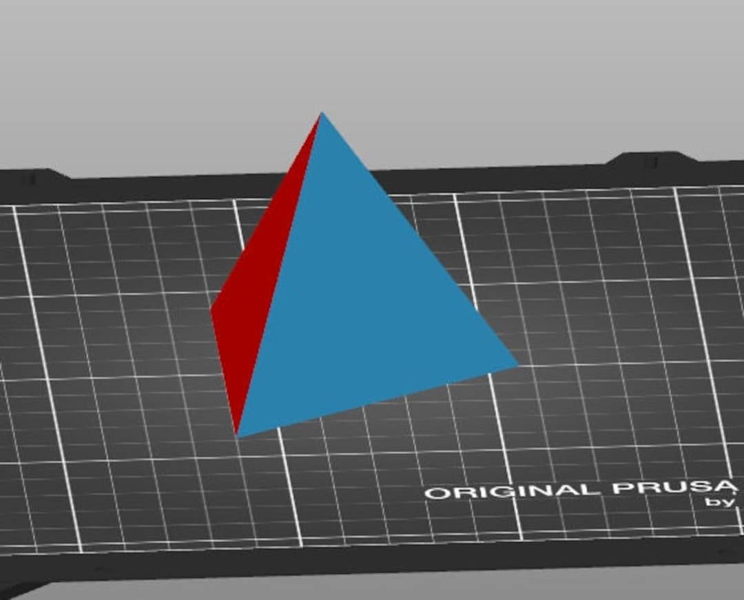 3D Printed 4-color Tetrahedron Platonic Solid - Etsy