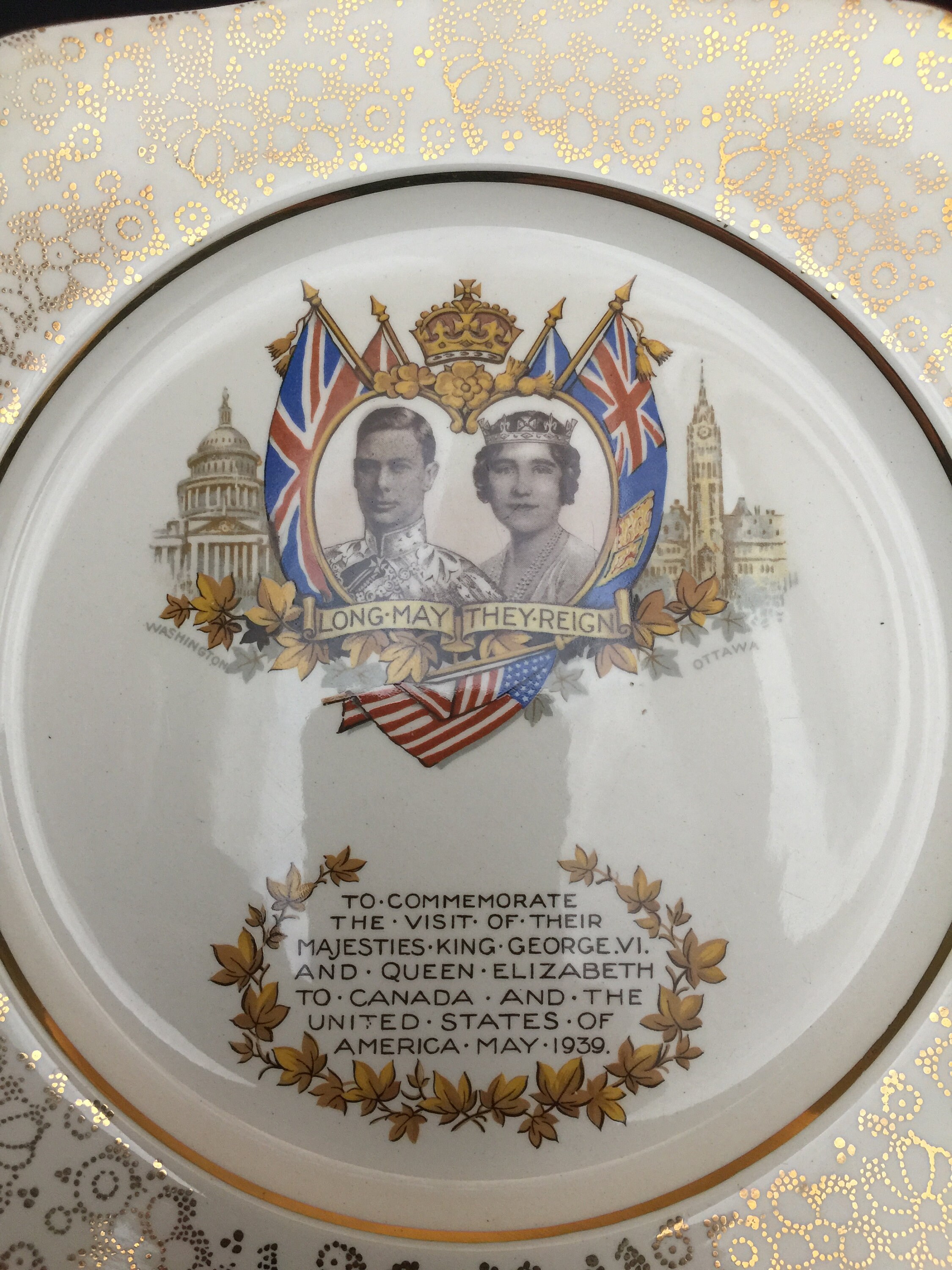 King George VI Commemorative Plate - Etsy Canada