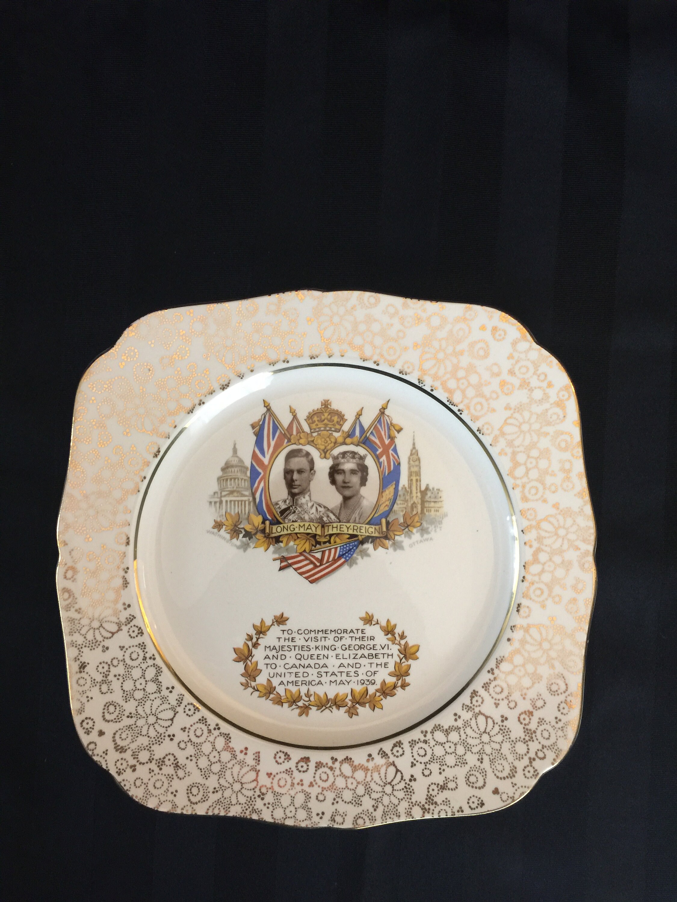 King George VI Commemorative Plate - Etsy Canada
