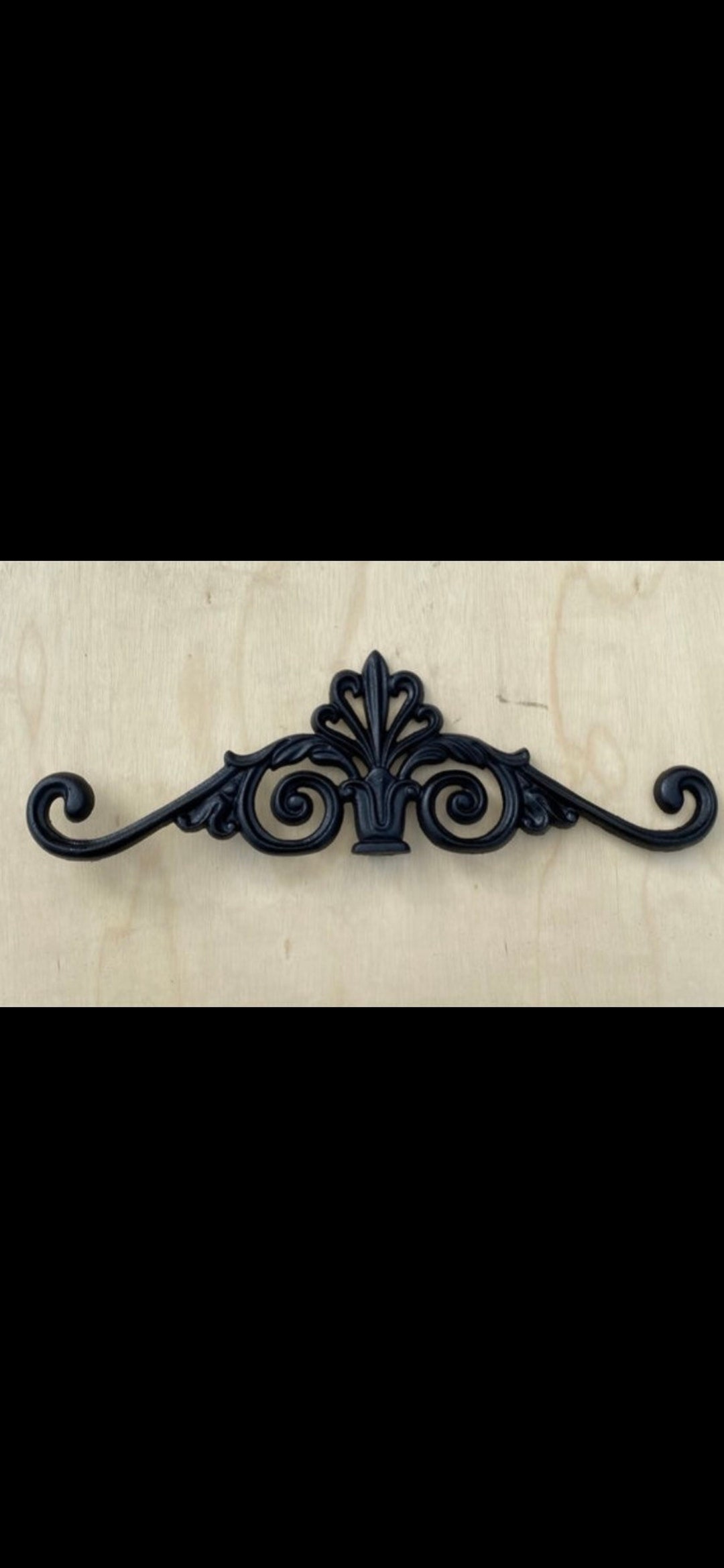 Fancy Gate Topper. Cast Iron 22-3/4”x8” - Etsy