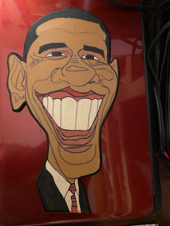 President Cartoon Plywood Cut Out | Etsy