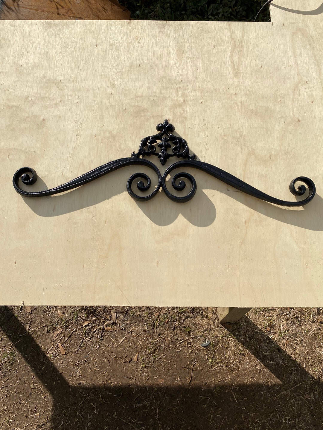 Steel Gate Topper Victorian 33” X 10” - Etsy