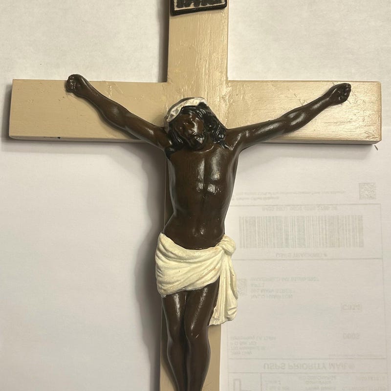 Black Jesus Statue - Etsy