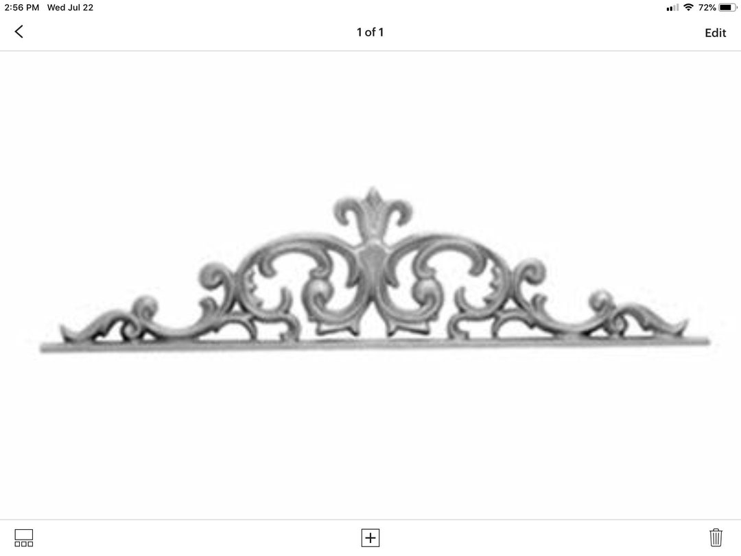 Pontalba Cast Iron Gate Topper - Etsy