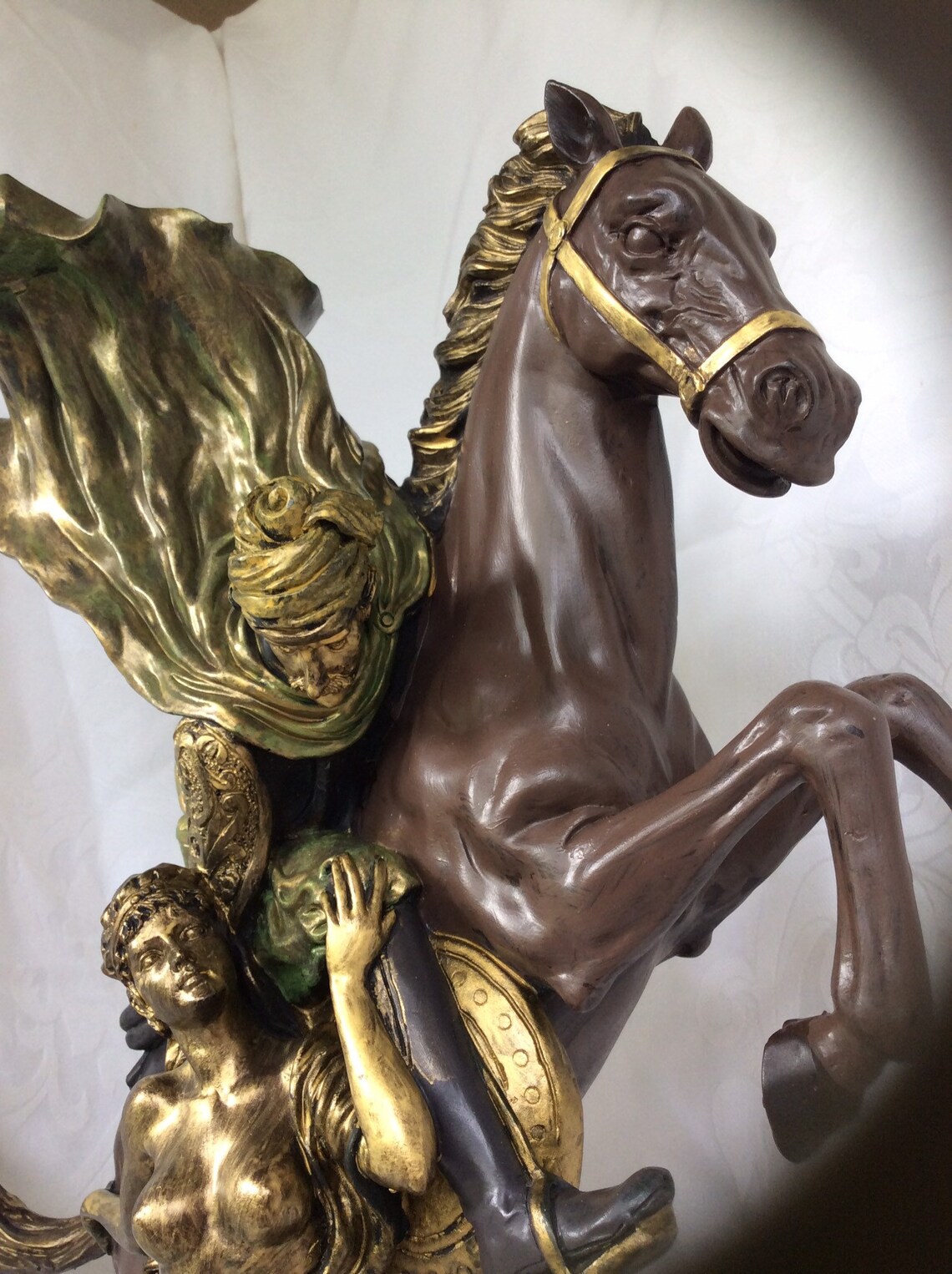 Horse with Rider and angel | Etsy