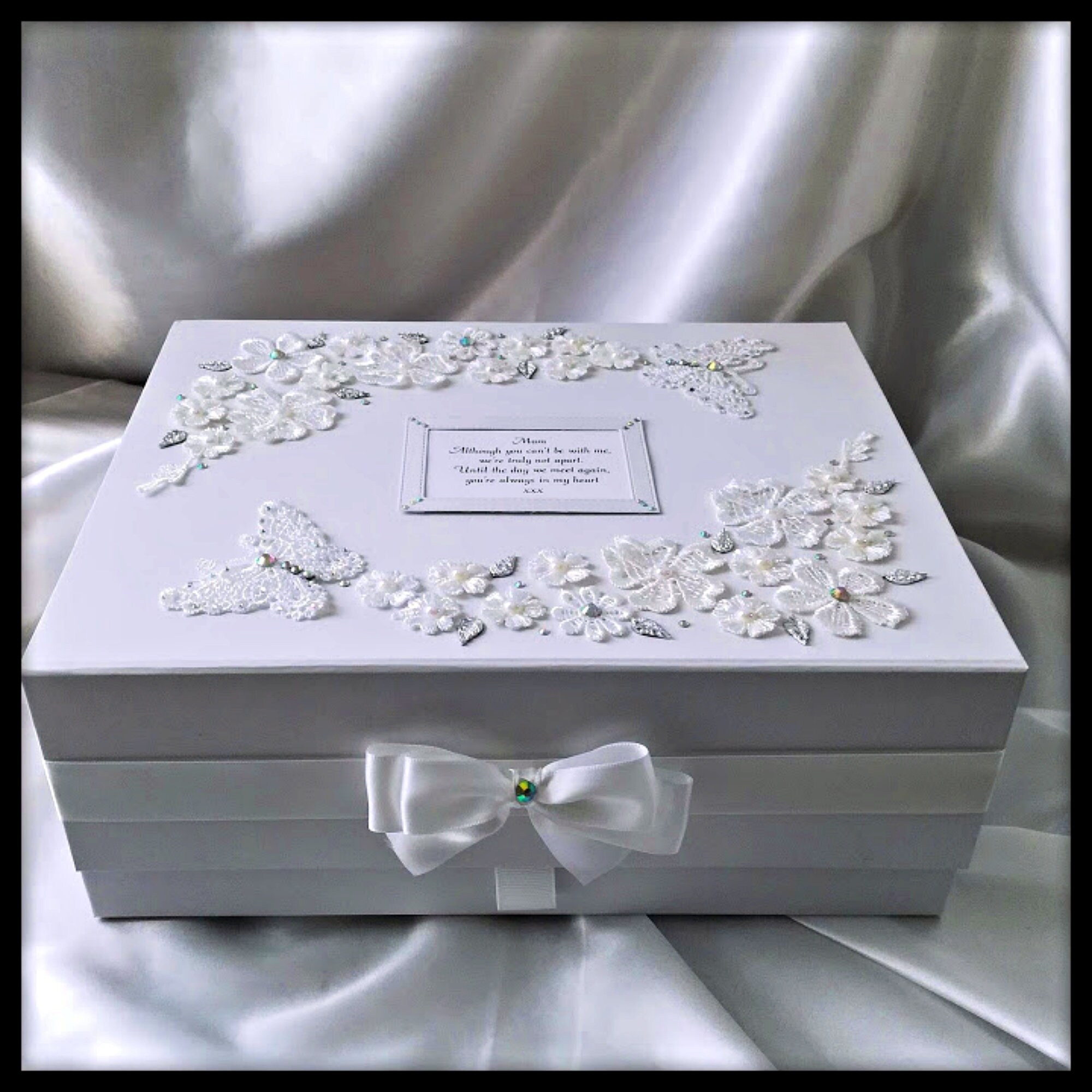 Personalised Memorial Gift. Bereavement Remembrance, Large Keepsake ...