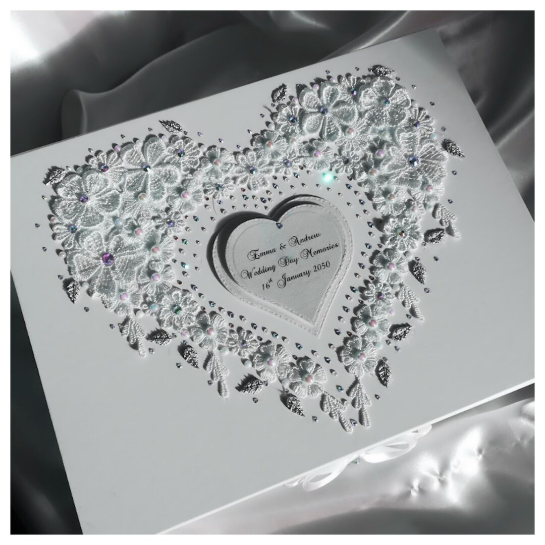 Wedding Keepsake Memory Box, Large Personalised Wedding Gift, Mr & Mrs ...