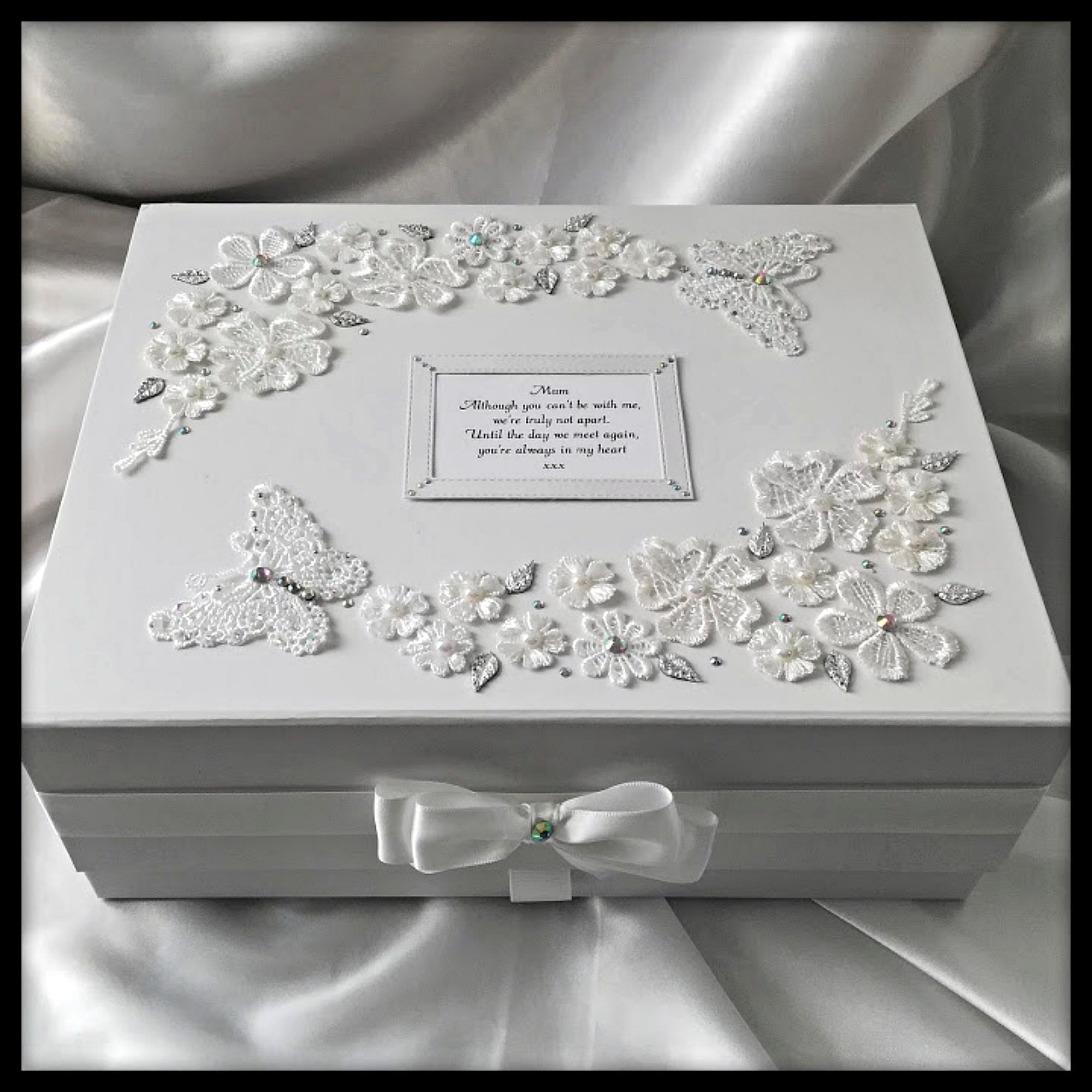 Personalised Memorial Gift. Bereavement Remembrance, Large Keepsake ...