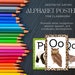 Safari Alphabet Poster Cards, Classroom Decor, Aesthetic Teacher Decor ...