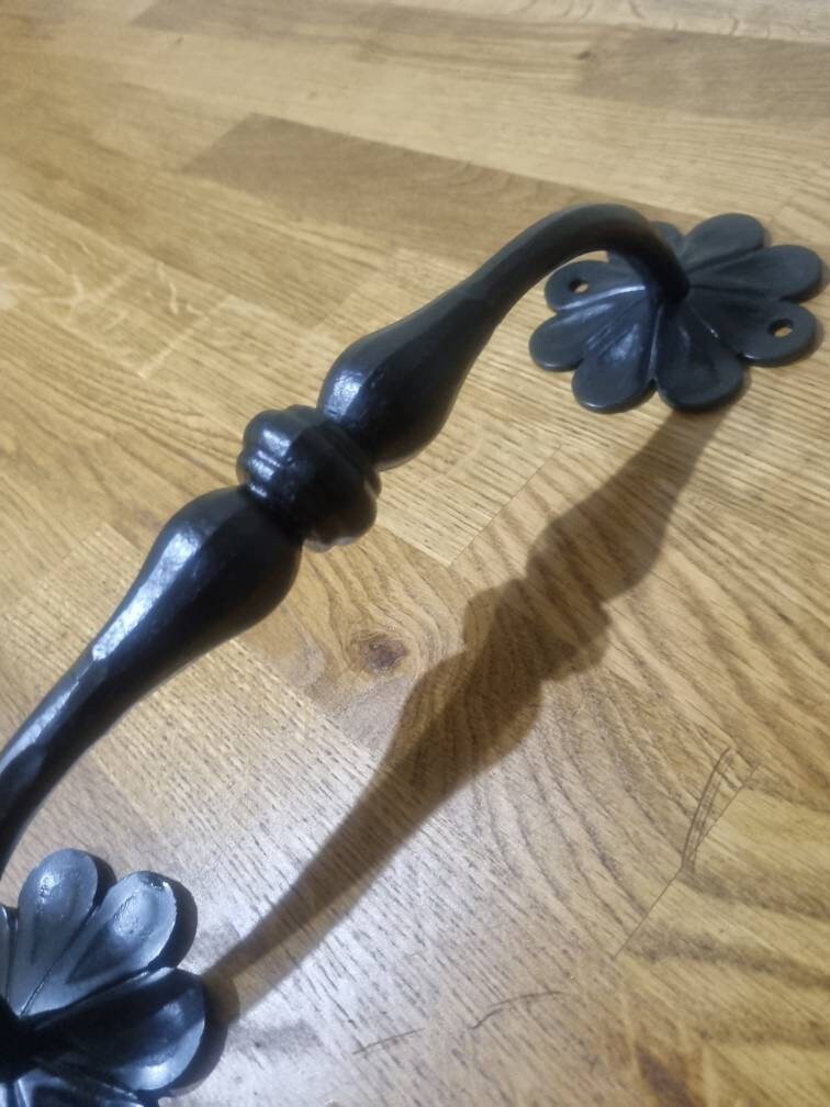 Wrought Iron Grab Rail / Door Handle Hand Rail - Etsy UK