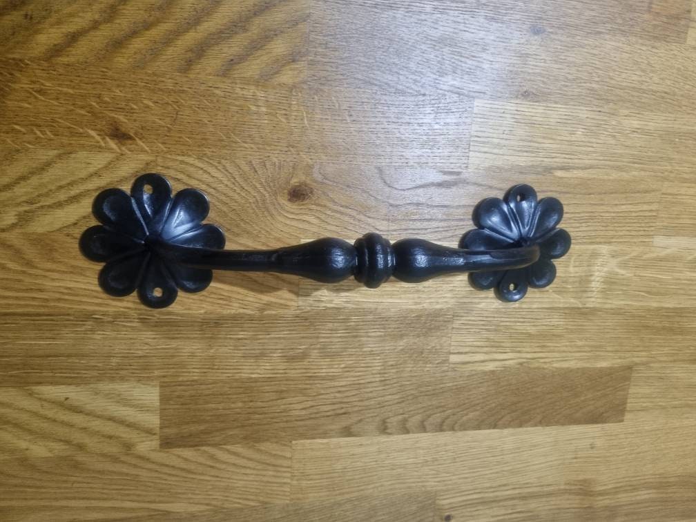 Wrought Iron Grab Rail / Door Handle Hand Rail - Etsy UK