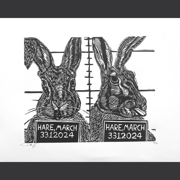 March Hare Frame - Etsy