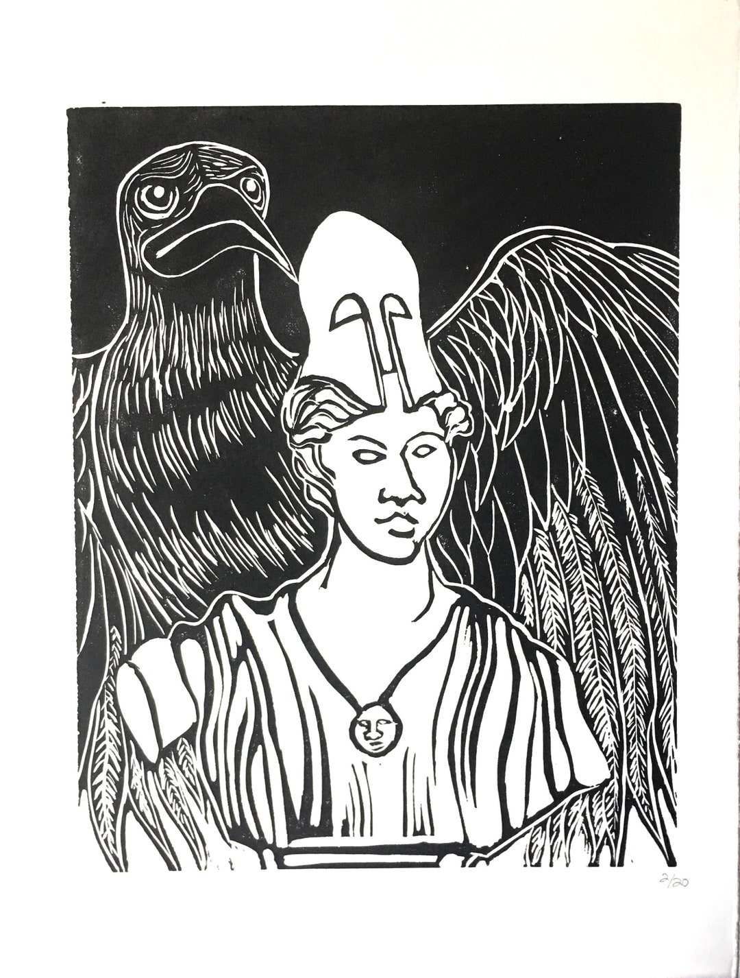 Pallid Bust of Pallas (the Raven) - Etsy