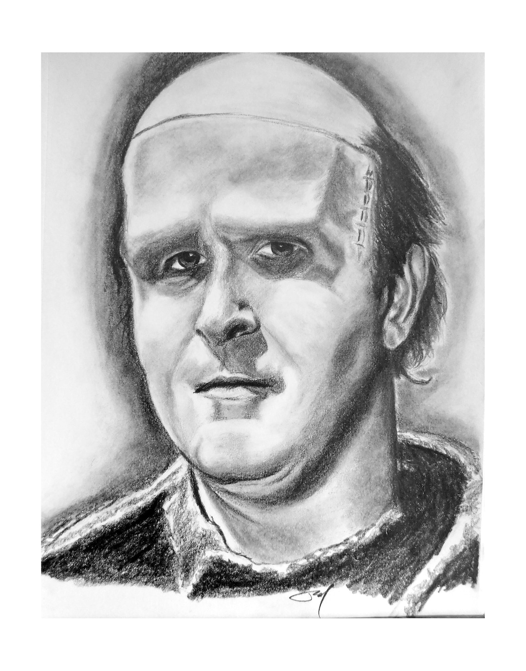 Portrait of Peter Boyle (in Character as the Monster) - Etsy