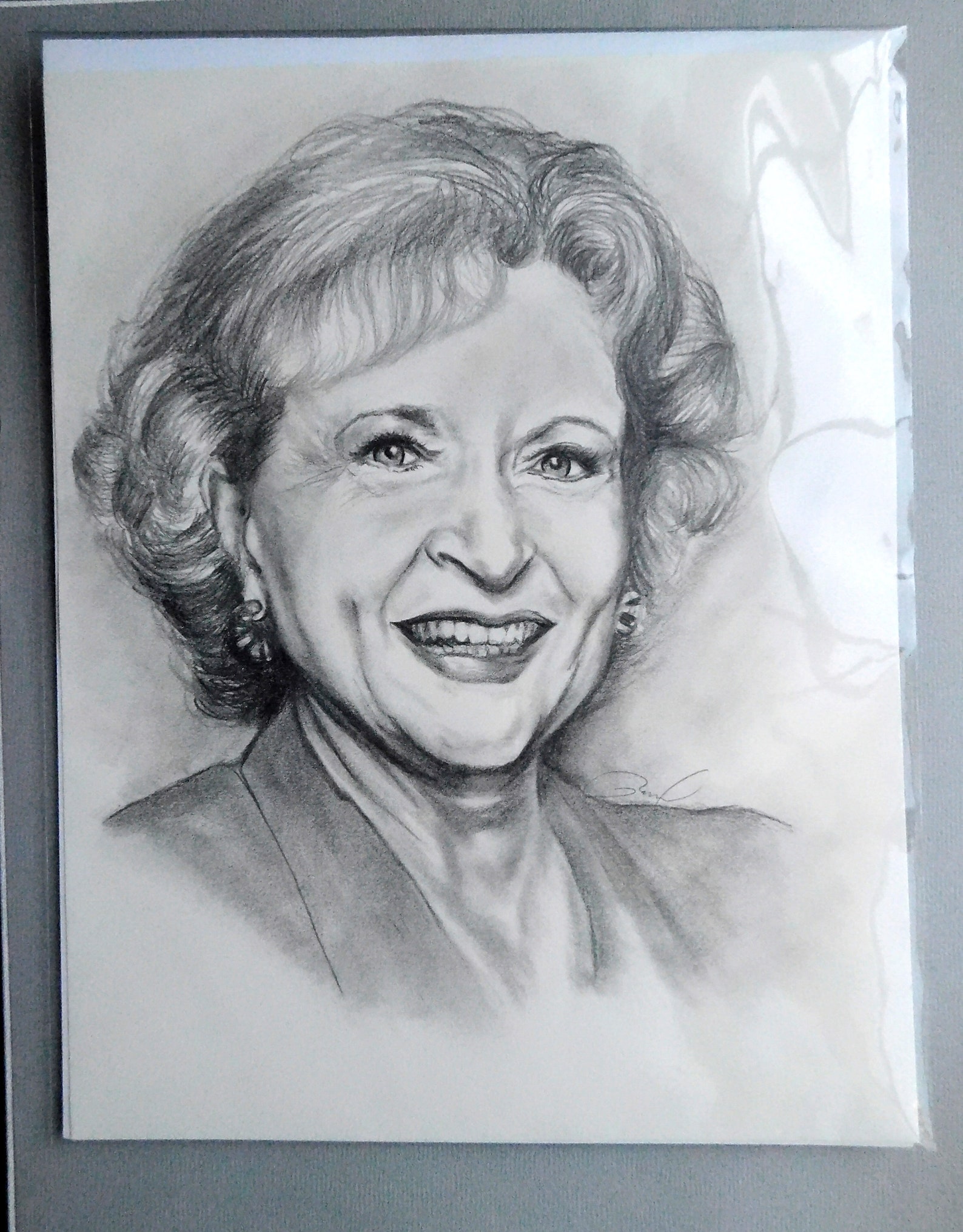 Betty White (tribute Portrait) - Etsy
