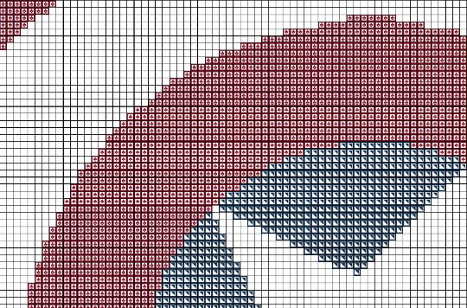 Captain America Cross Stitch Pattern Avengers Cross Chart Avengers ...