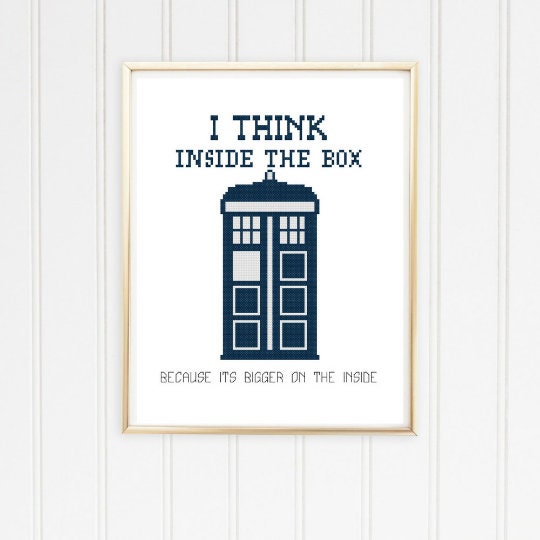 Set Dr Who Cross Stitch Pattern Doctor Who Craft Police Box Dr - Etsy