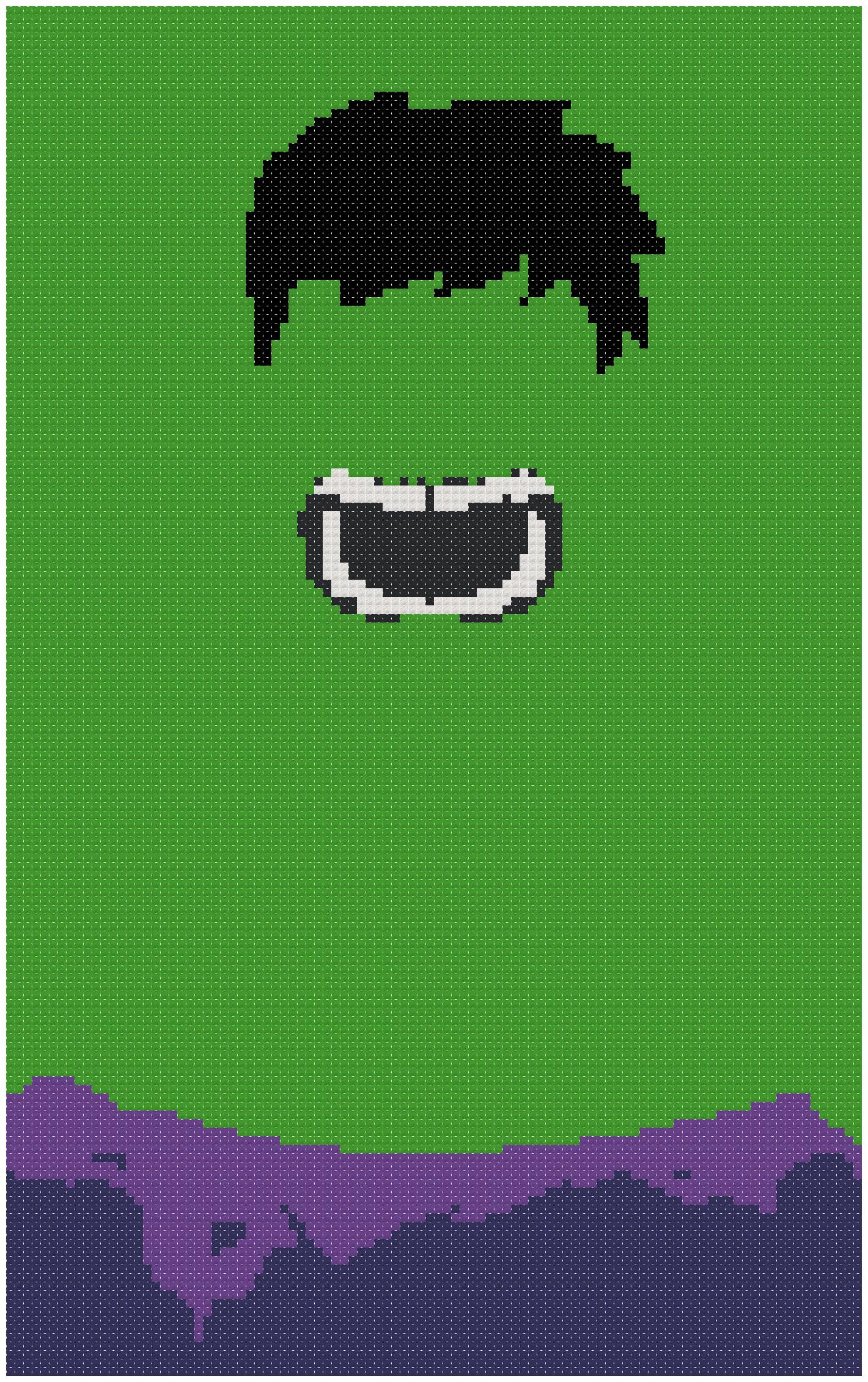 Hulk cross stitch pattern hulk cross chart incredible hulk - Etsy 日本