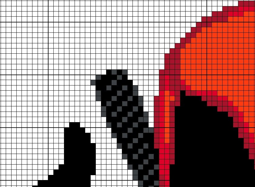 Deadpool Cross Stitch Pattern Deadpool Crossstitch Marvel Cross Stitch ...
