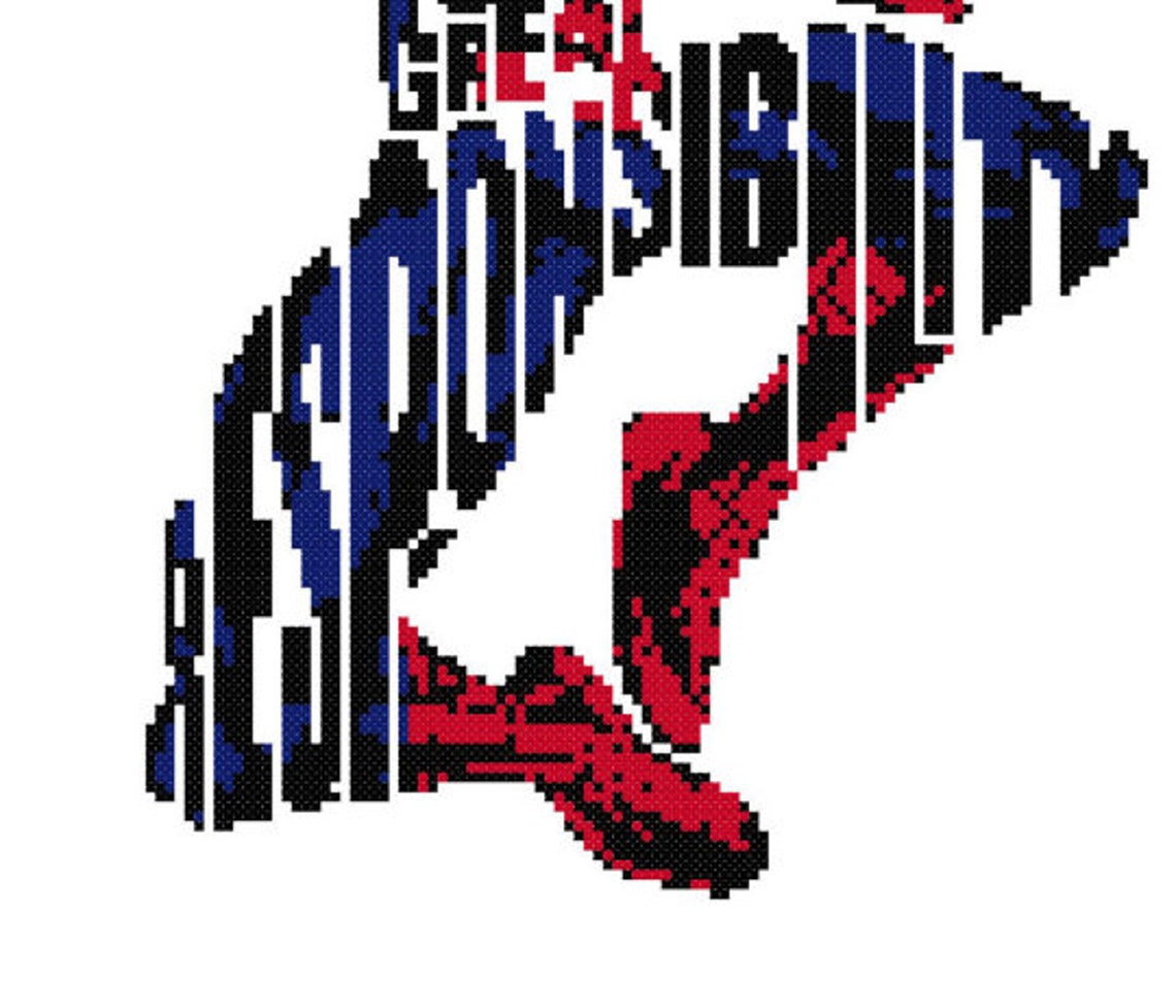 Spiderman Cross Stitch Pattern Spiderman Pattern Superhero Cross Cross ...