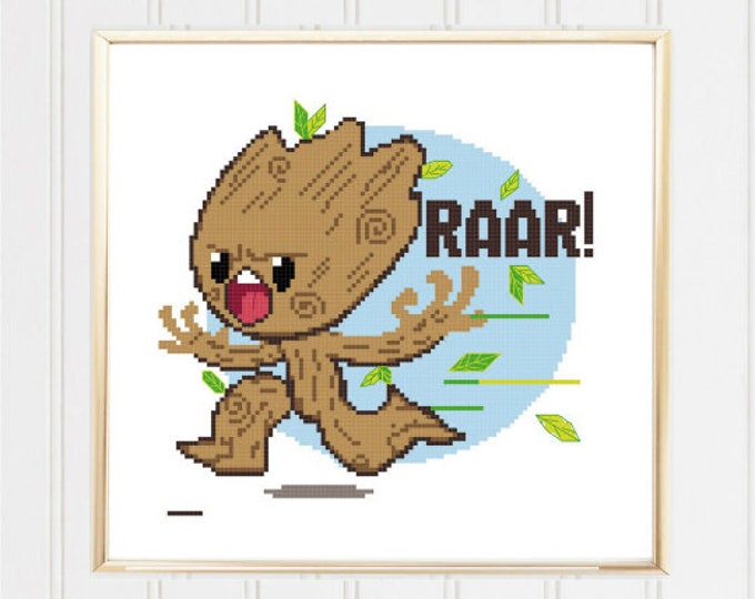 Baby Groot Cross Stitch Pattern - Etsy Canada