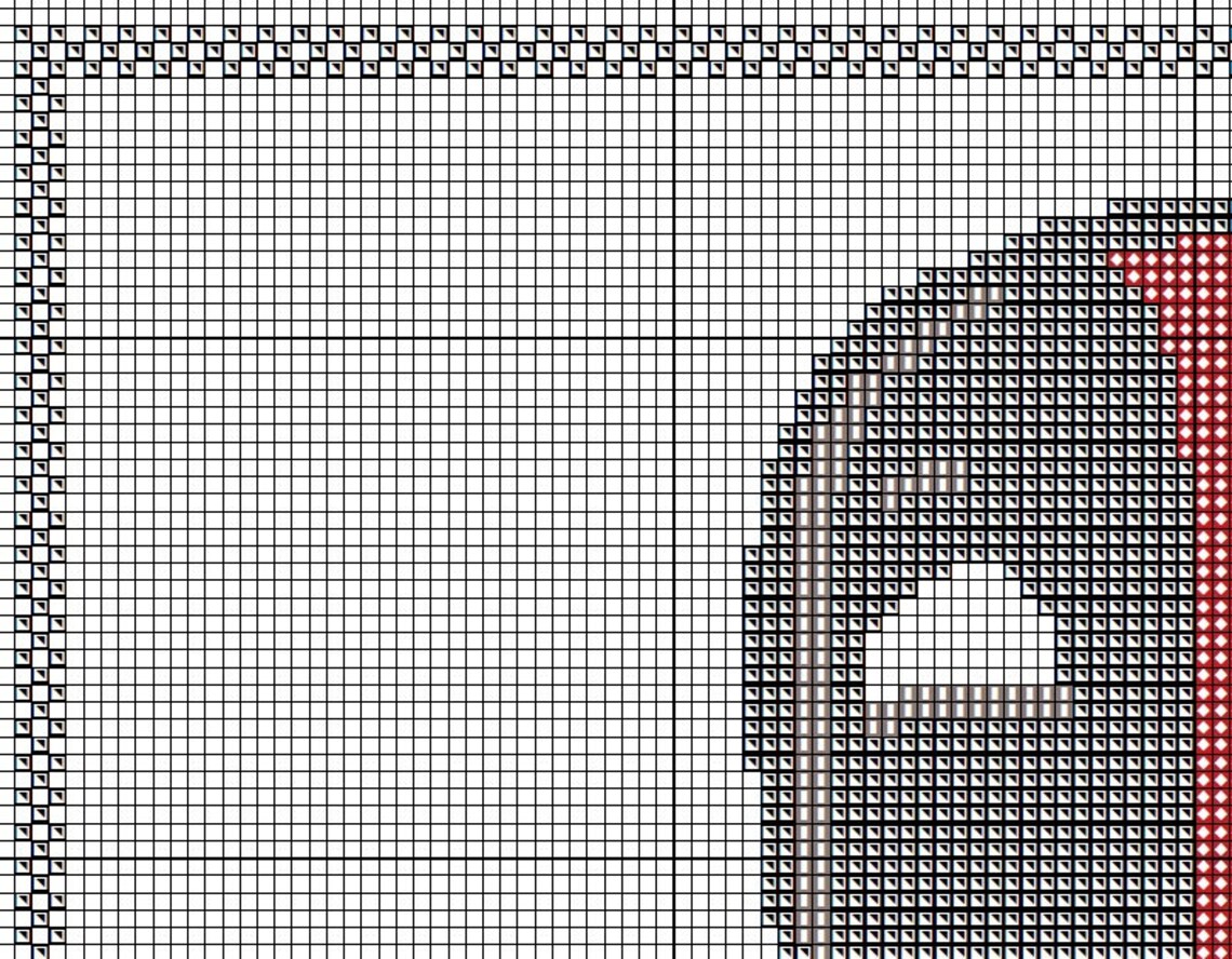 Deadpool Cross Stitch Pattern Deadpool Crossstitch Marvel Cross Stitch ...