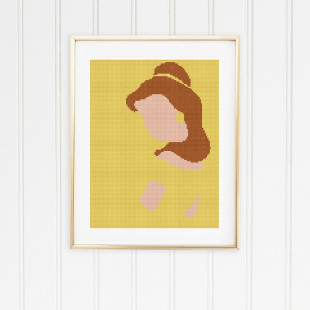 Belle Cross Stitch Pattern Belle Princess Beauty and the Beast Princess ...