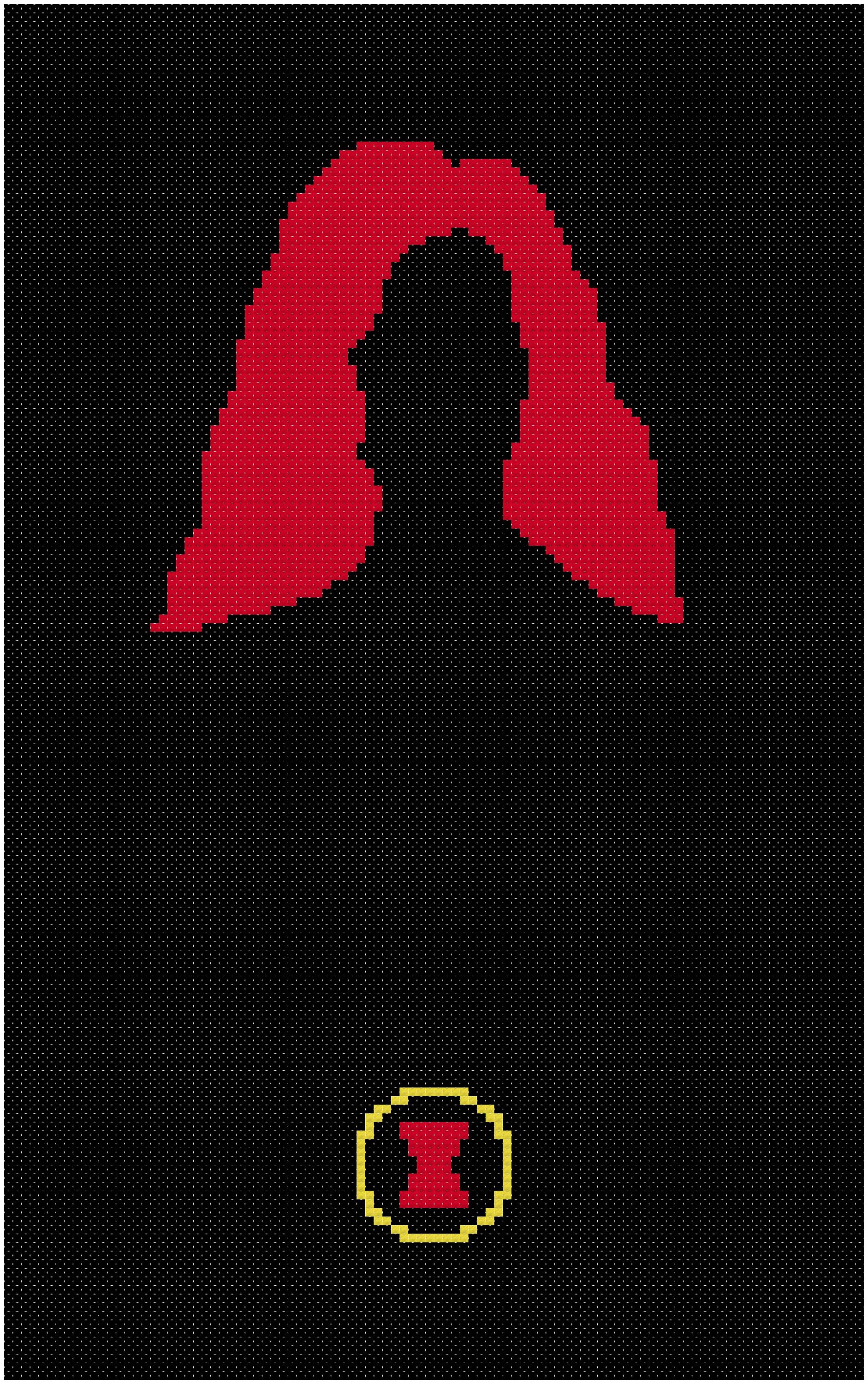Black widow cross stitch pattern black widow cross chart | Etsy