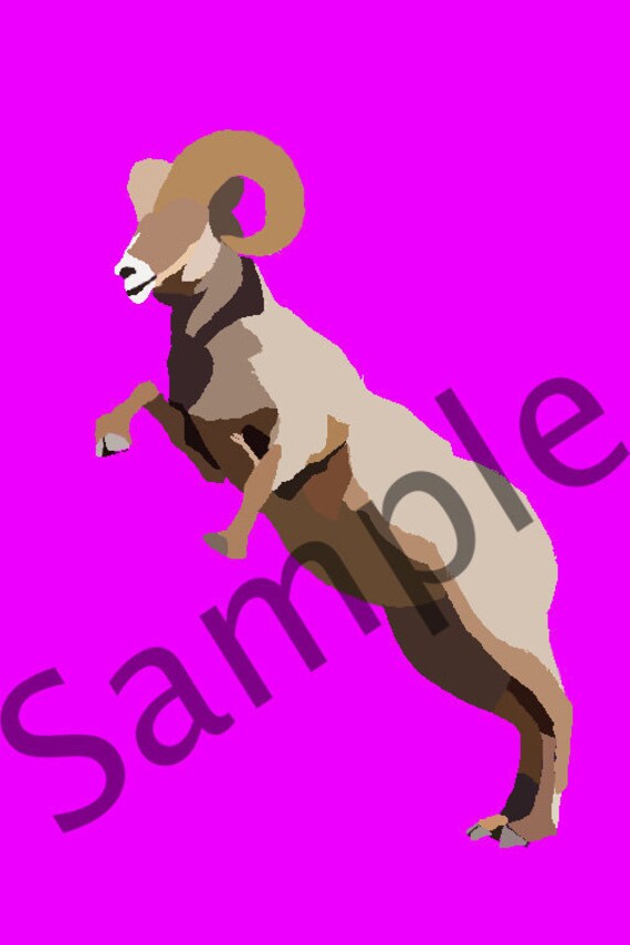 Ram Graphic | Etsy
