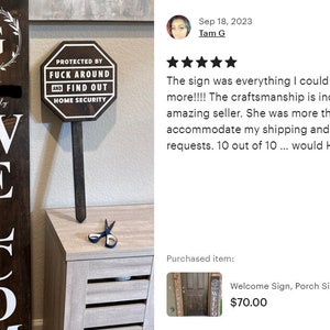 F.A.A.F.O Sign, Surveillance Sign, Security Sign, Protected by Yard ...