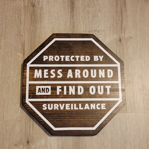 F.A.A.F.O Sign, Surveillance Sign, Security Sign, Protected by Yard ...