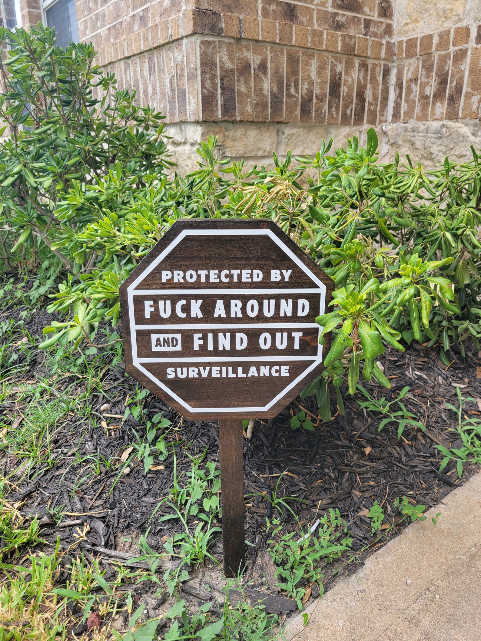 F.A.A.F.O Sign Surveillance Sign Security Sign Protected by - Etsy