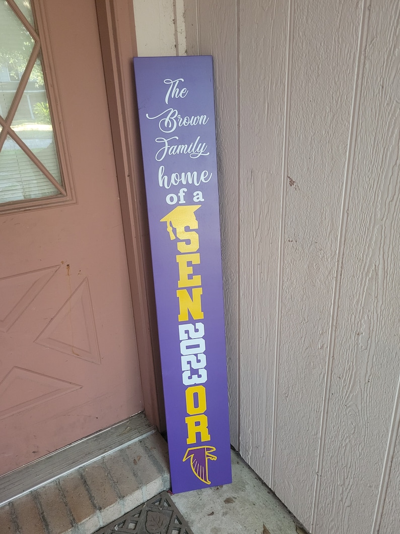 Senior Sign, Porch Sign, College Porch Sign, Class of 2023 Sign - Etsy
