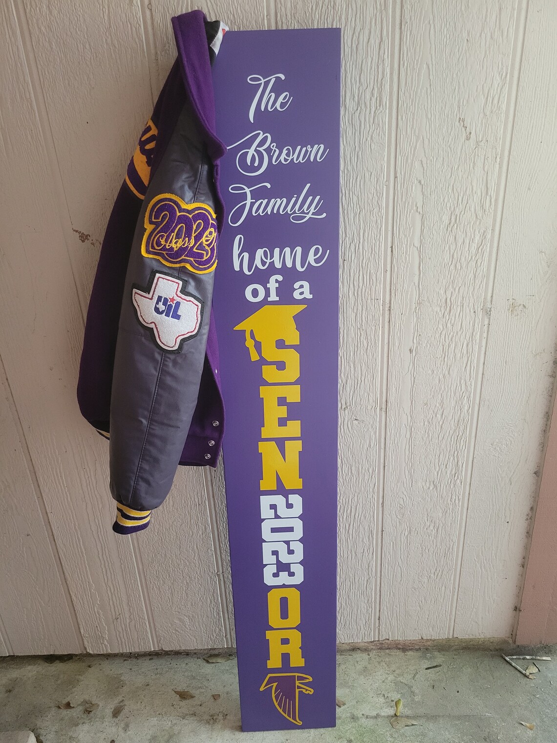 Senior Sign, Porch Sign, College Porch Sign, Class of 2023 Sign - Etsy