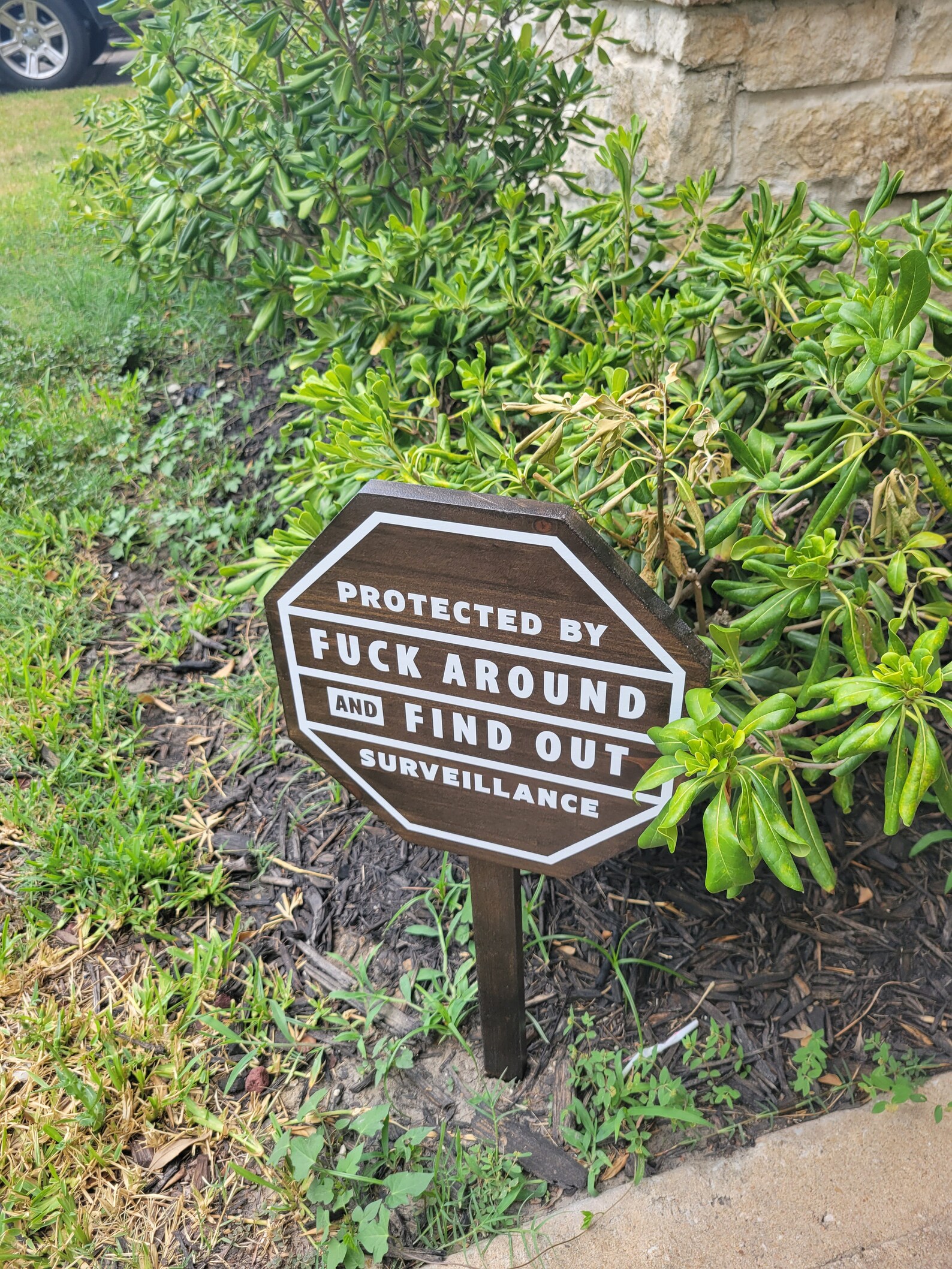 F.A.A.F.O Sign Surveillance Sign Security Sign Protected by - Etsy