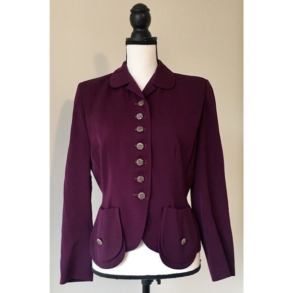 Vintage 1940s Moordale Button up Suit Jacket | Etsy