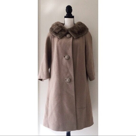 vintage 1950s swing coat - Gem