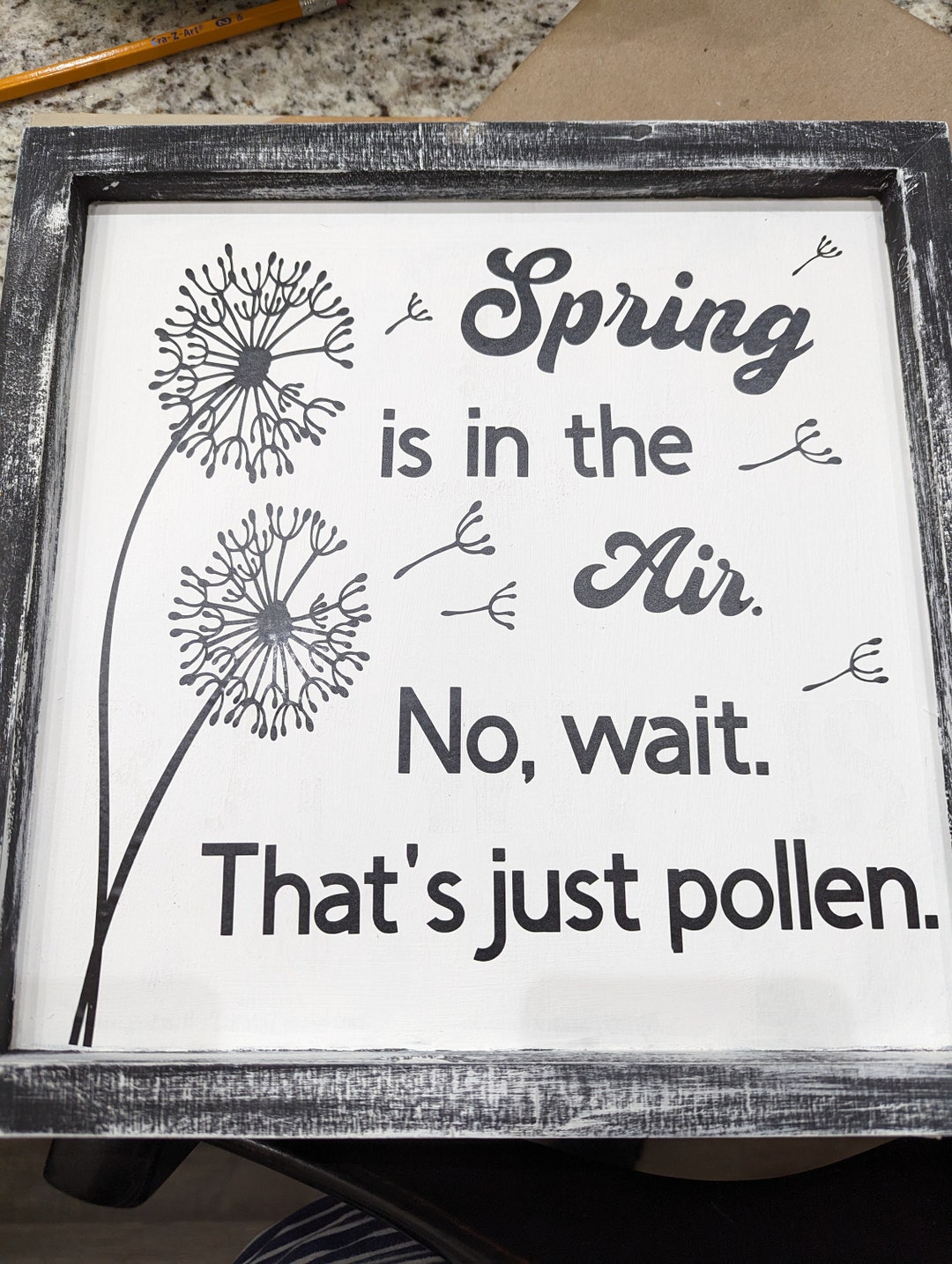 Weathered Spring Sign, Funny Sign, Funny Spring Saying - Etsy