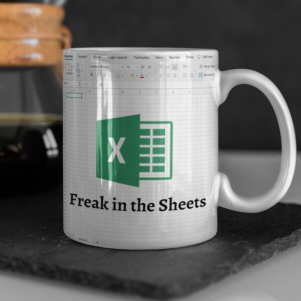 Funny Spreadsheet Mugs - Etsy