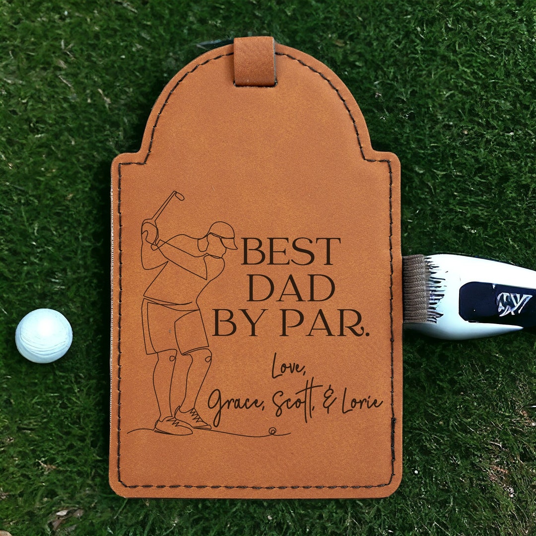 Fathers Day Gift Golf, Best Dad by Par, Personalized Golf Gift for Him ...